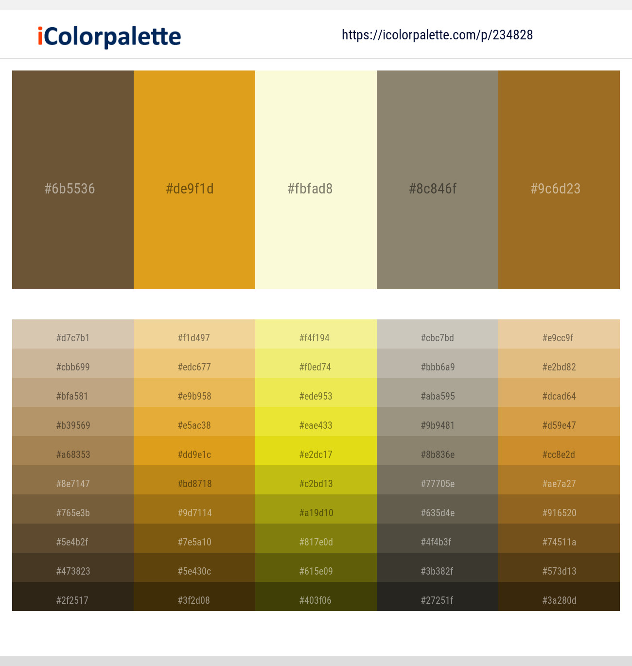 511+ Toffee Color Palettes & Gradient Ideas | iColorPalette