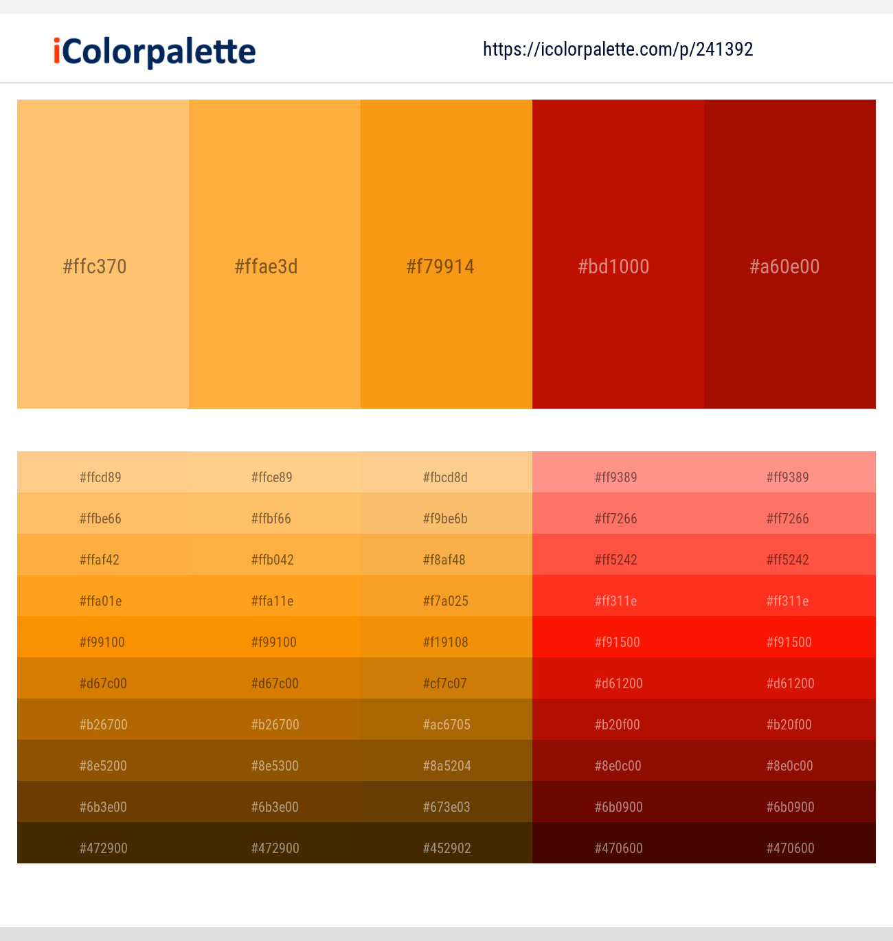 50 Red color palettes | Curated collection of Color Palettes