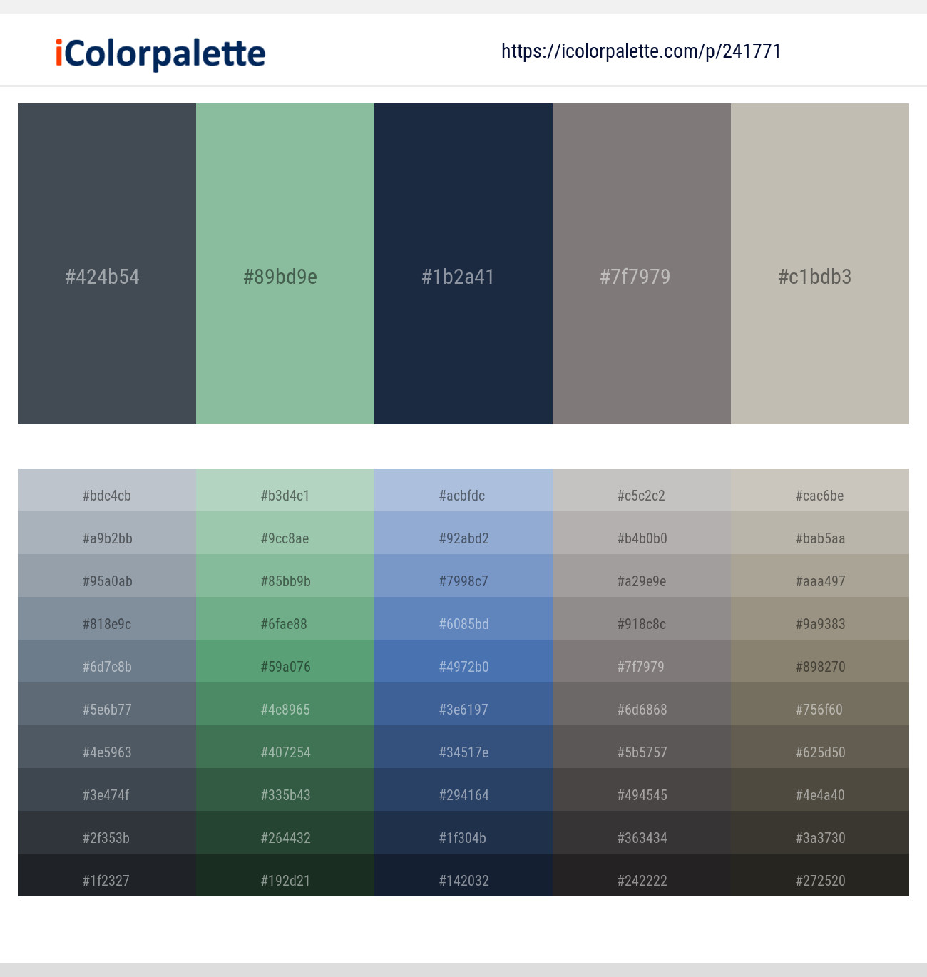 1250+ Latest Color Schemes with Gray And Silver Color tone combinations ...
