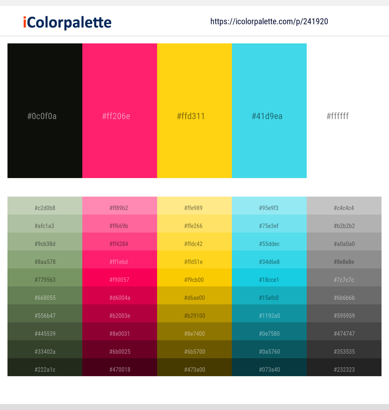 Marshland – Radical Red – Candlelight – Picton Blue – White Color ...