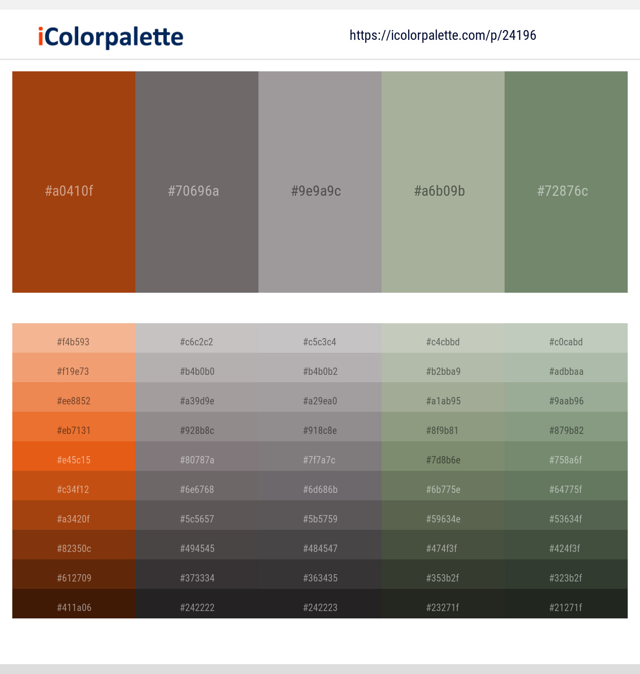 1 Latest Color Schemes with Dove Gray And Camouflage Green Color tone ...
