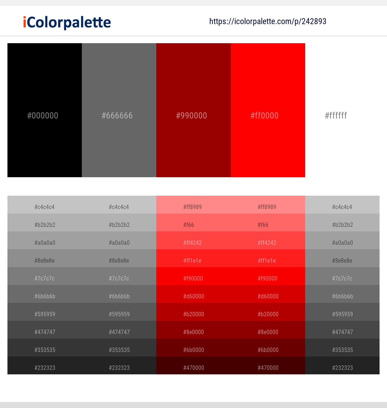 73 Latest Color Schemes with Red And White Color tone combinations ...