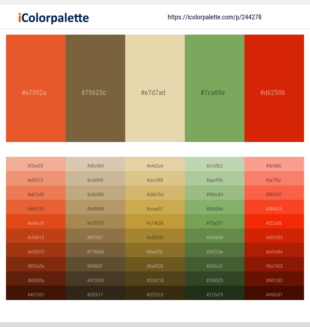 50 Red color palettes | Curated collection of Color Palettes