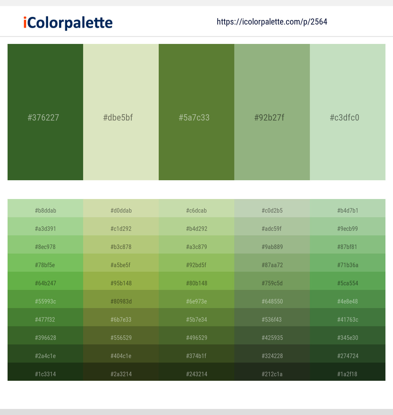 1 Latest Color Schemes with Beryl Green And Pixie Green Color tone ...