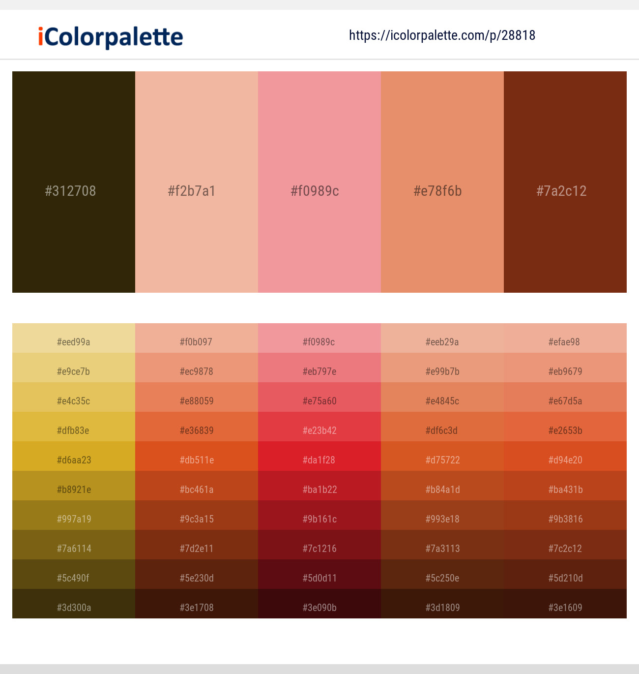3 Latest Color Schemes with Clinker And Pueblo Color tone combinations ...