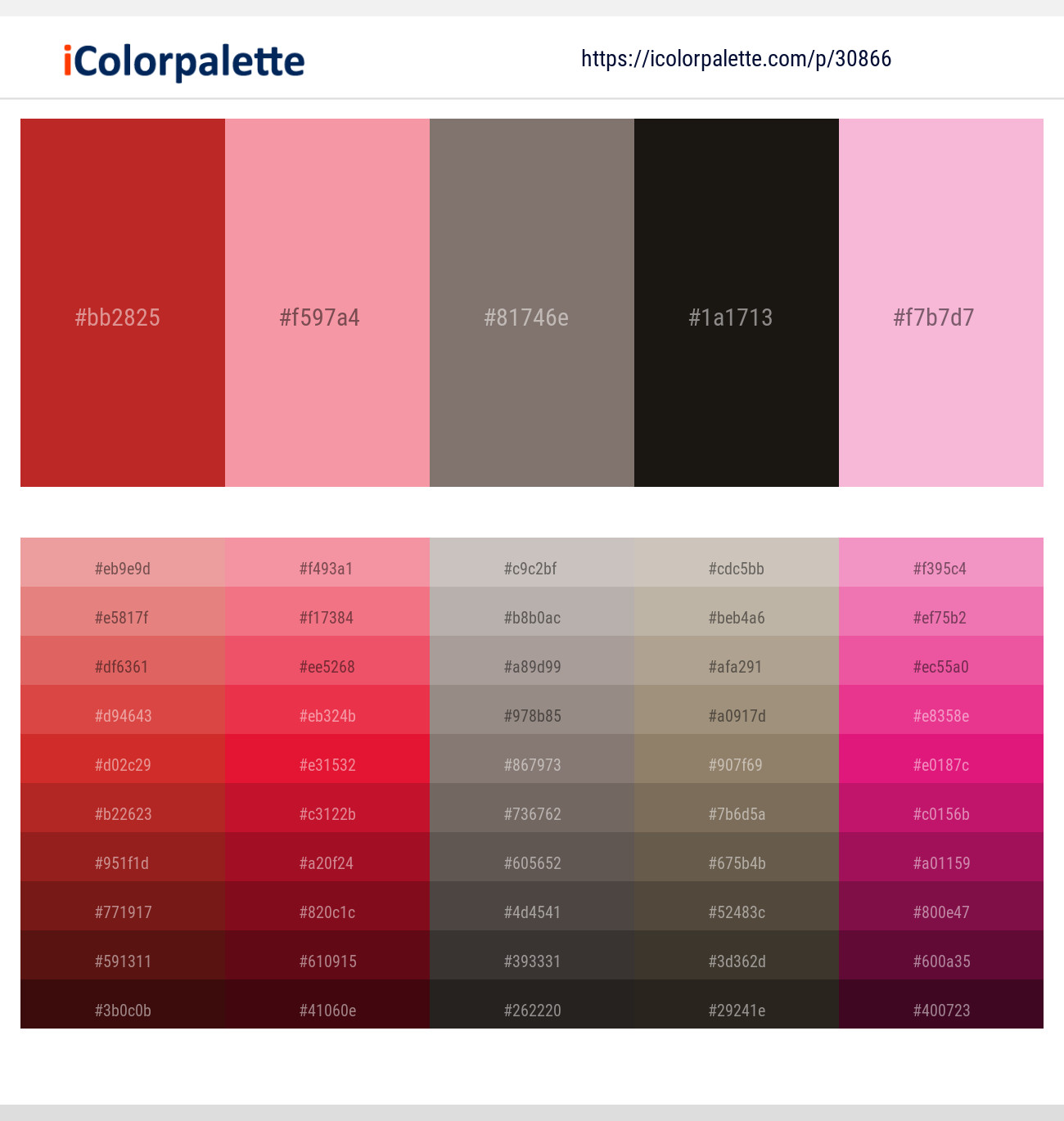 34 Latest Color Schemes with Black And Pink Color tone combinations ...