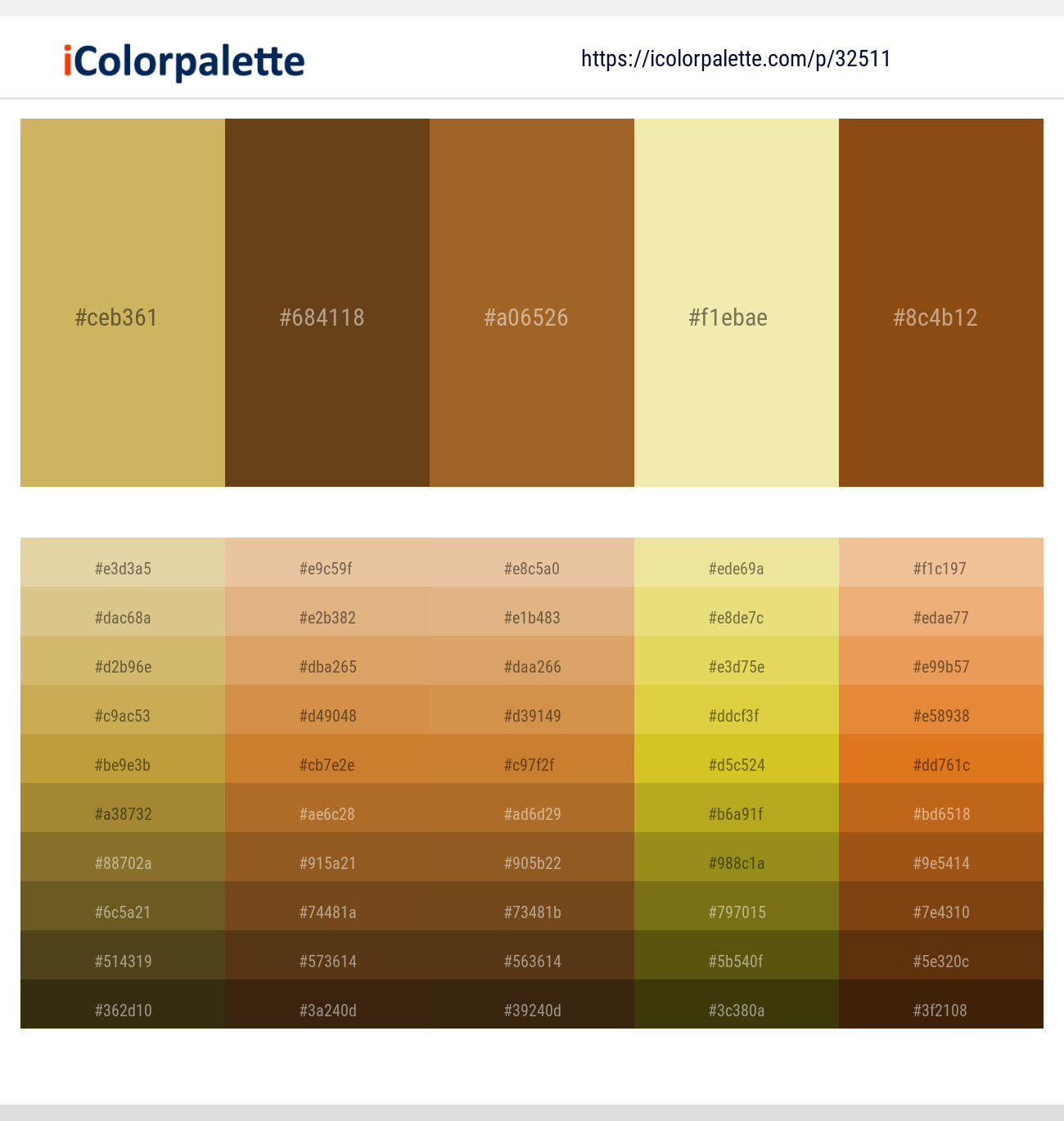 1 Latest Color Schemes with Walnut And Korma Color tone combinations ...