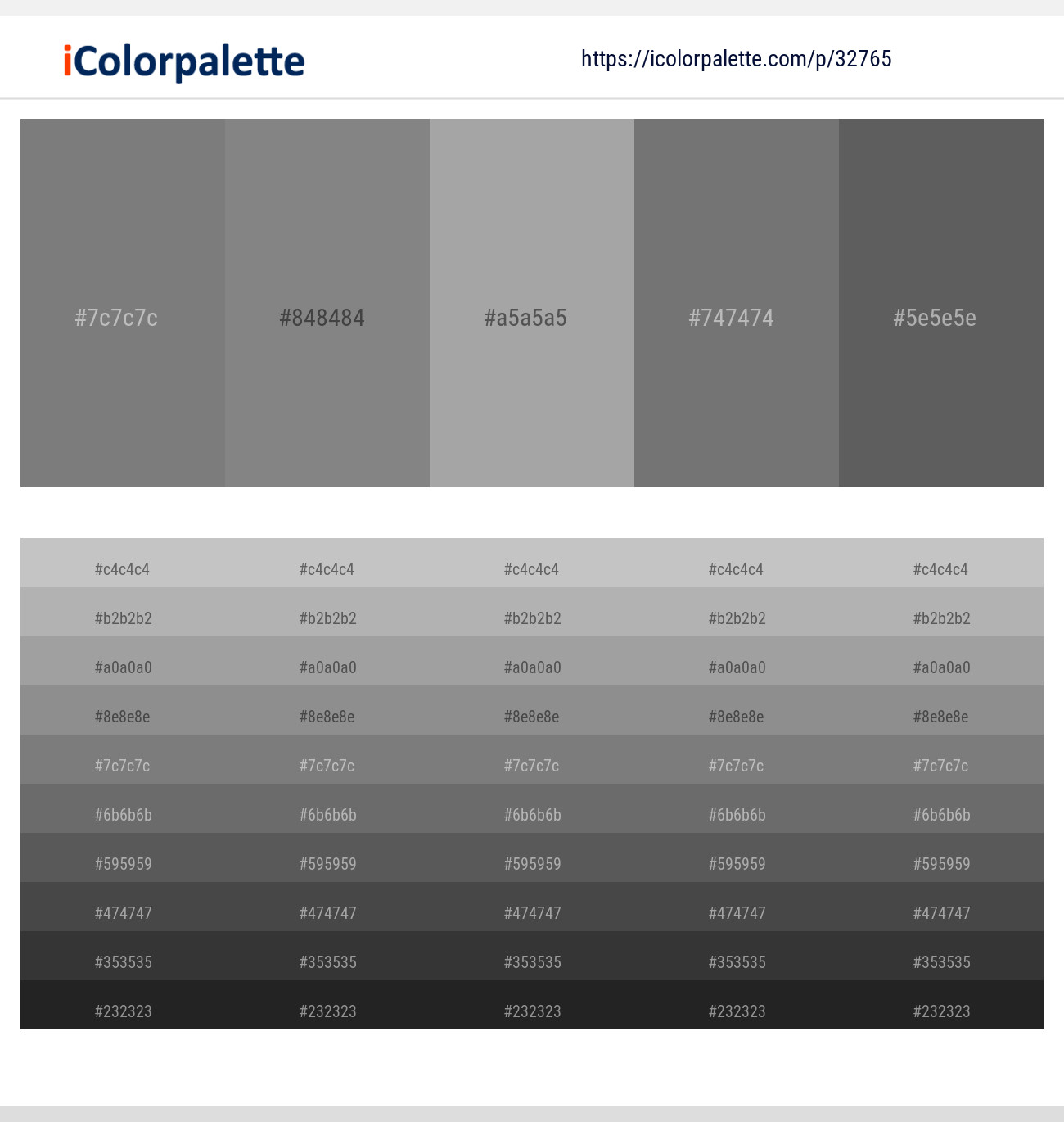 Boulder – Gray – Silver Chalice – Boulder – Scorpion Color scheme ...