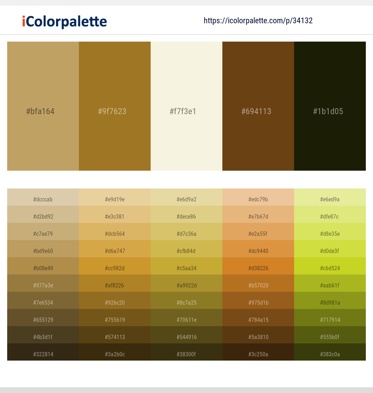 1 Latest Color Schemes with Reef Gold And Quarter Spanish White Color ...