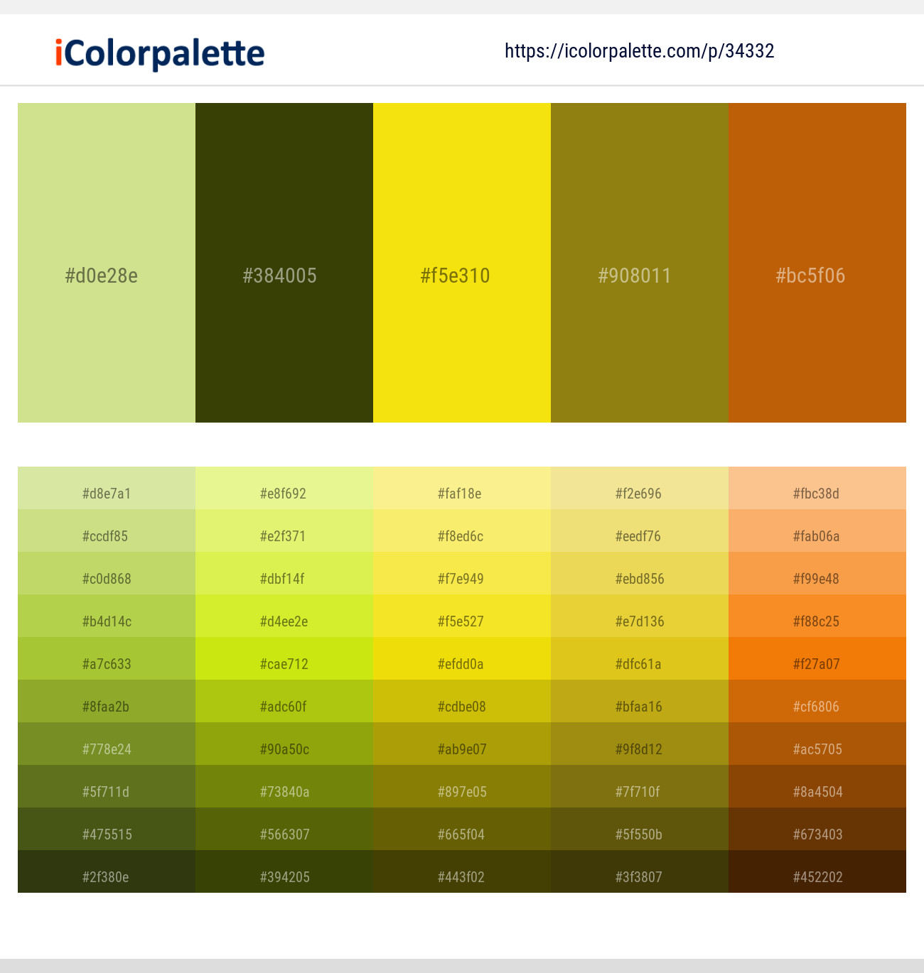 Yellow Green – Madras – Ripe Lemon – Buttered Rum – Indochine Color ...