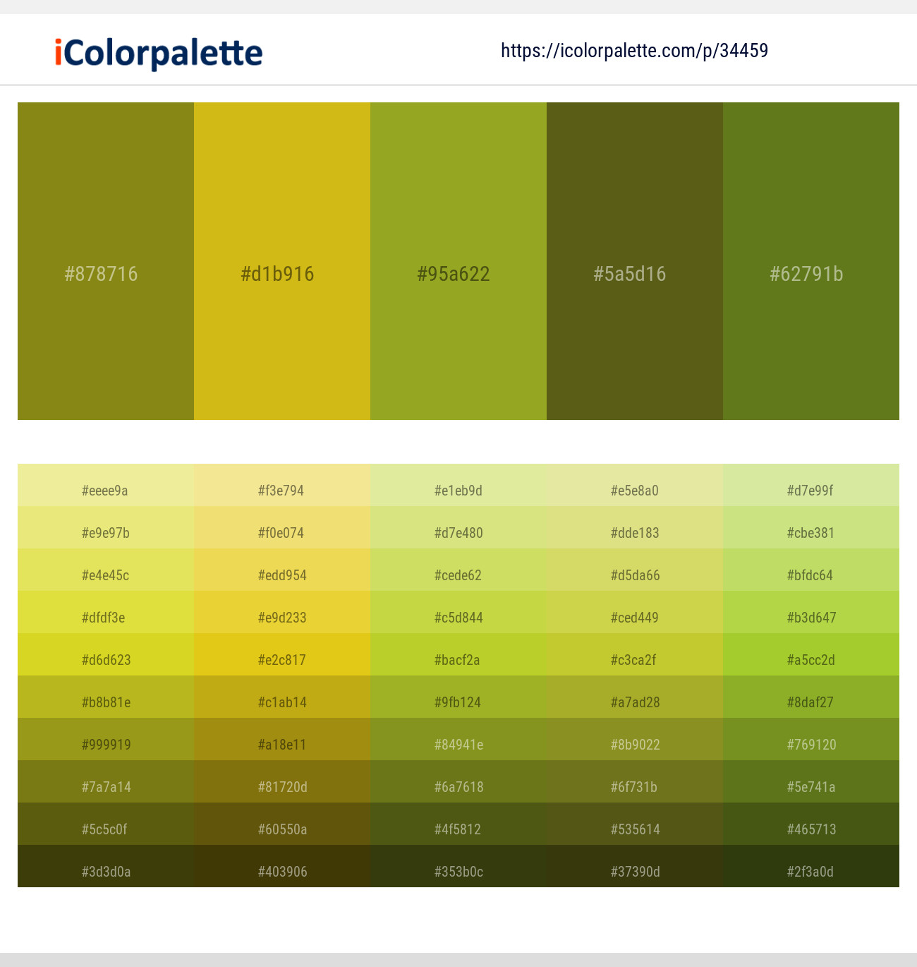 16 Latest Color Schemes with Trendy Green And Citron Color tone ...