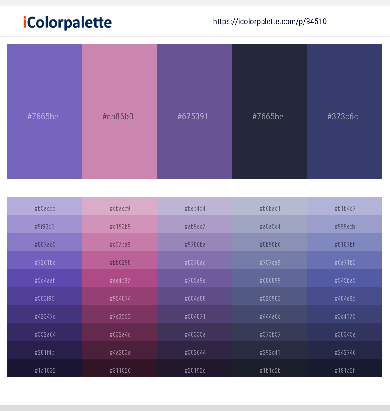 1+ Blue Marguerite And Ebony Clay Color Palettes & Gradient Ideas ...