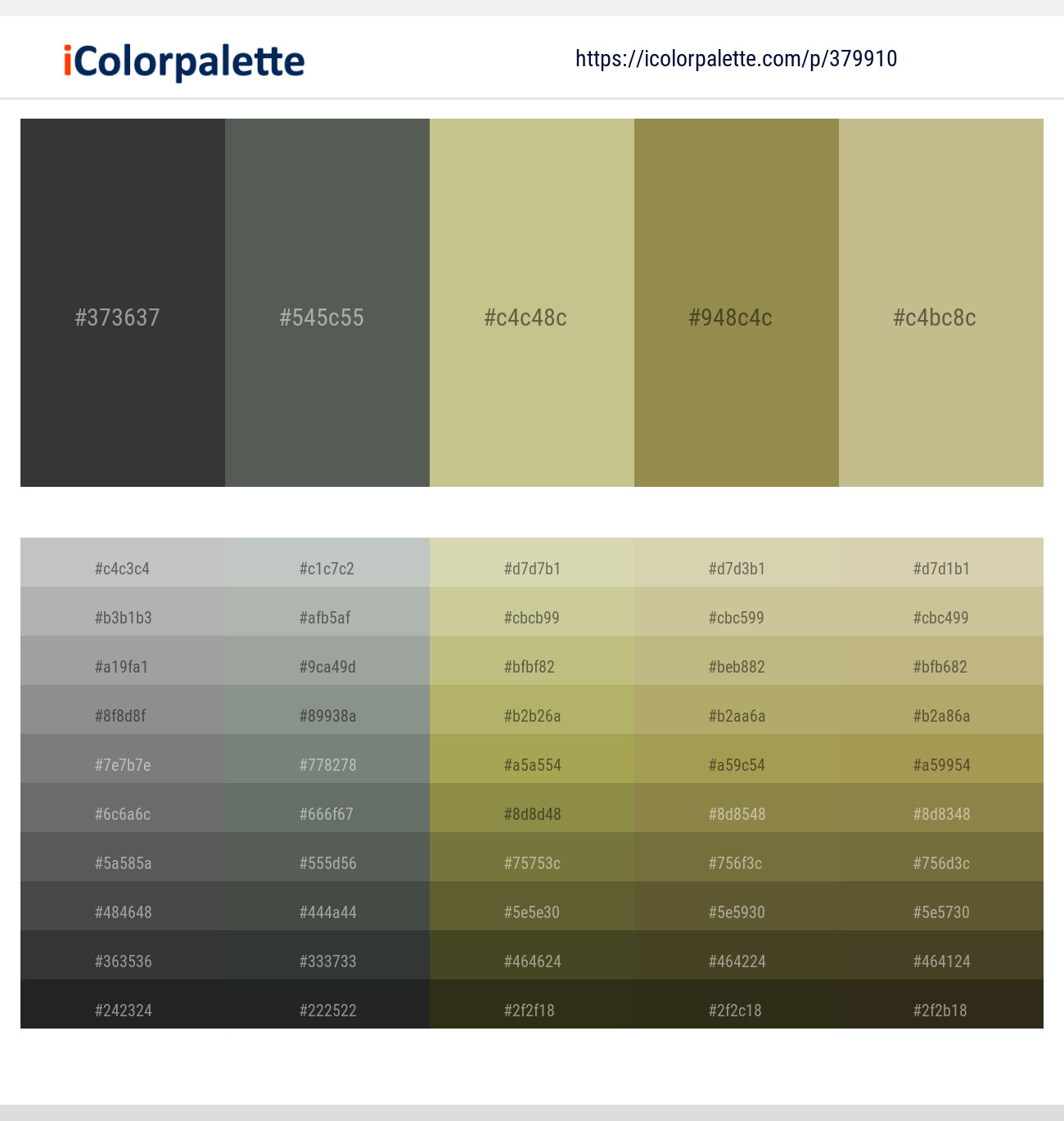Thunder – Nandor – Pine Glade – Barley Corn – Indian Khaki Color scheme ...