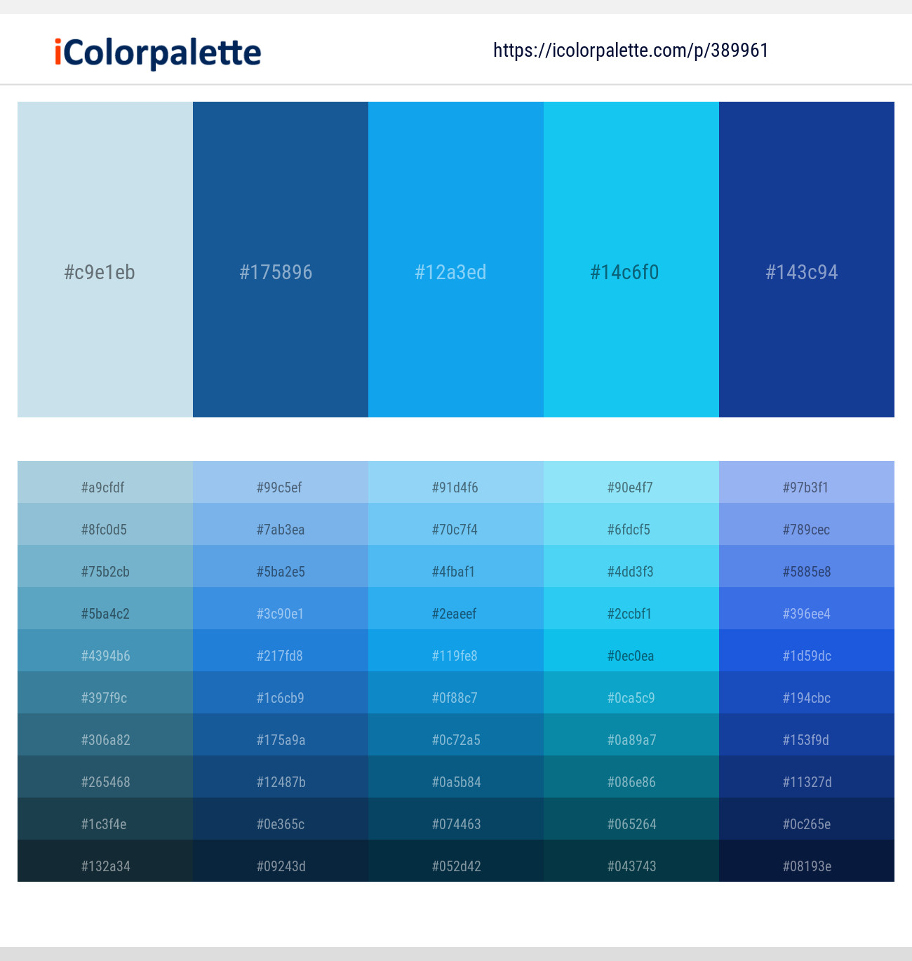89 Blue Color Palettes | Curated collection of Color Palettes