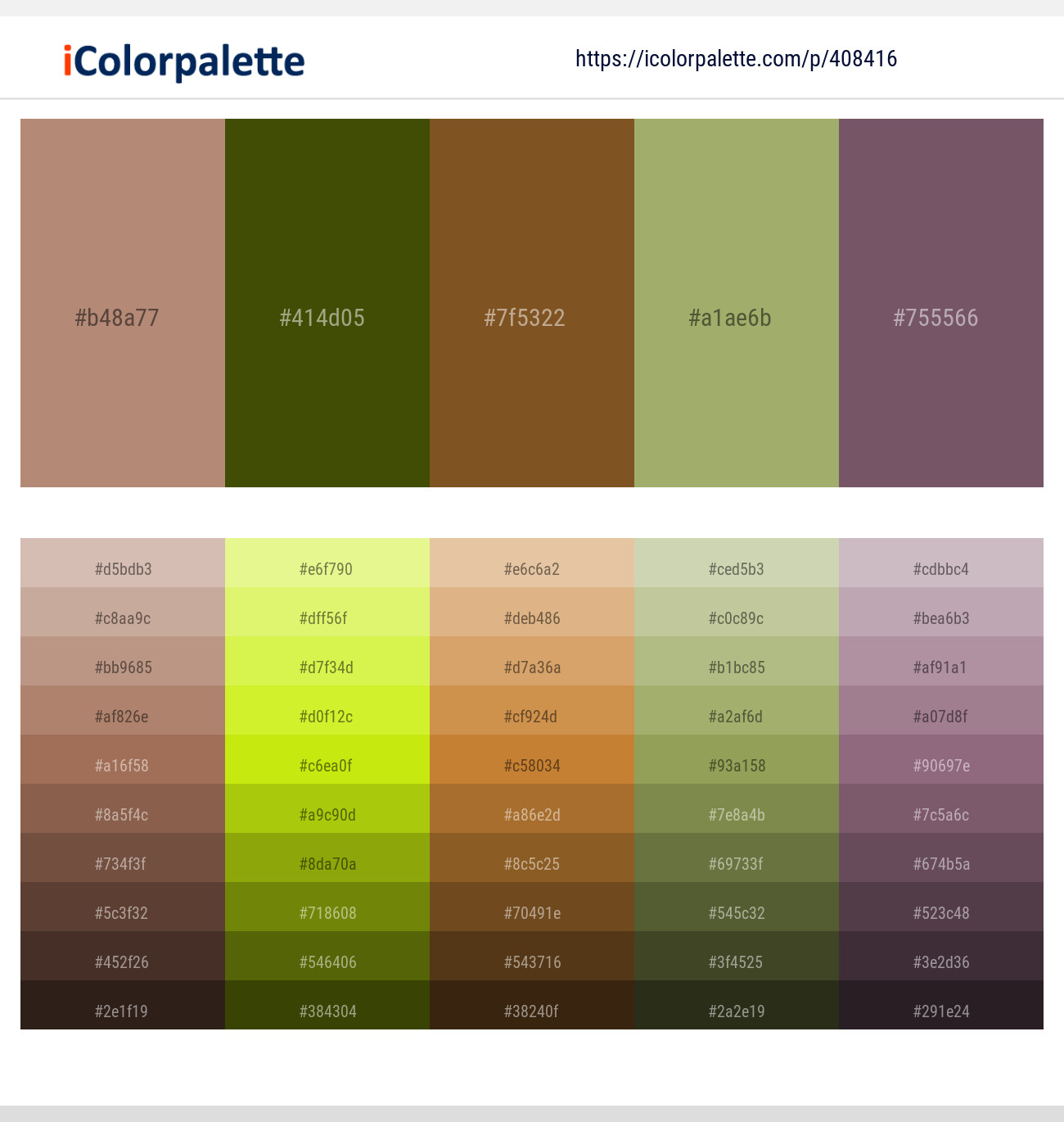 183176 Color Palettes | iColorpalette