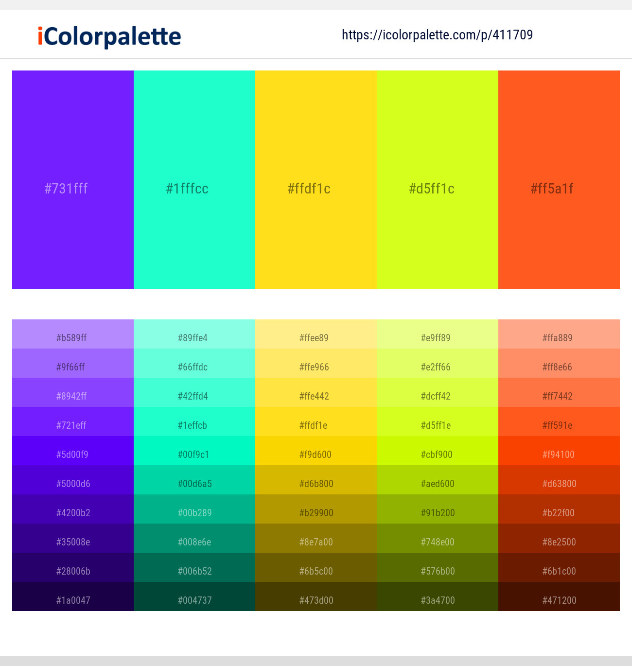 125 Yellow Color Palettes | Curated collection of Color Palettes