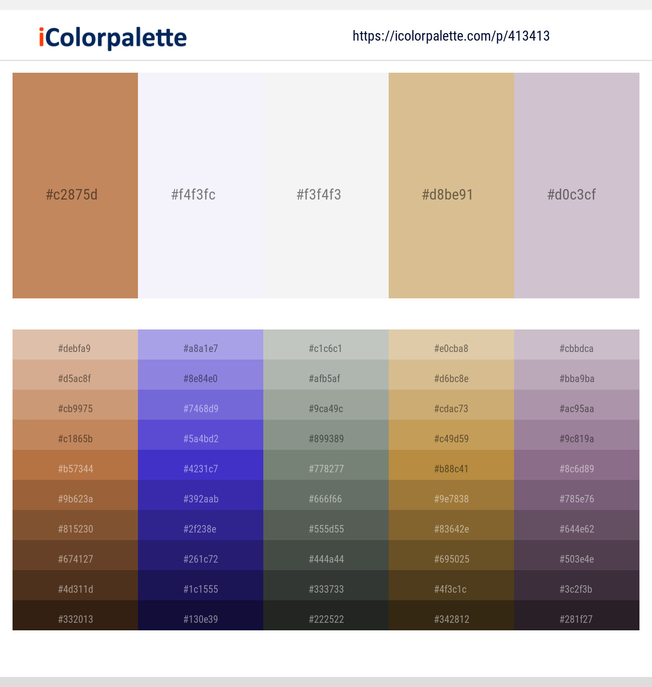 Twine – Link Water – Gray Nurse – Straw – Maverick Color scheme ...