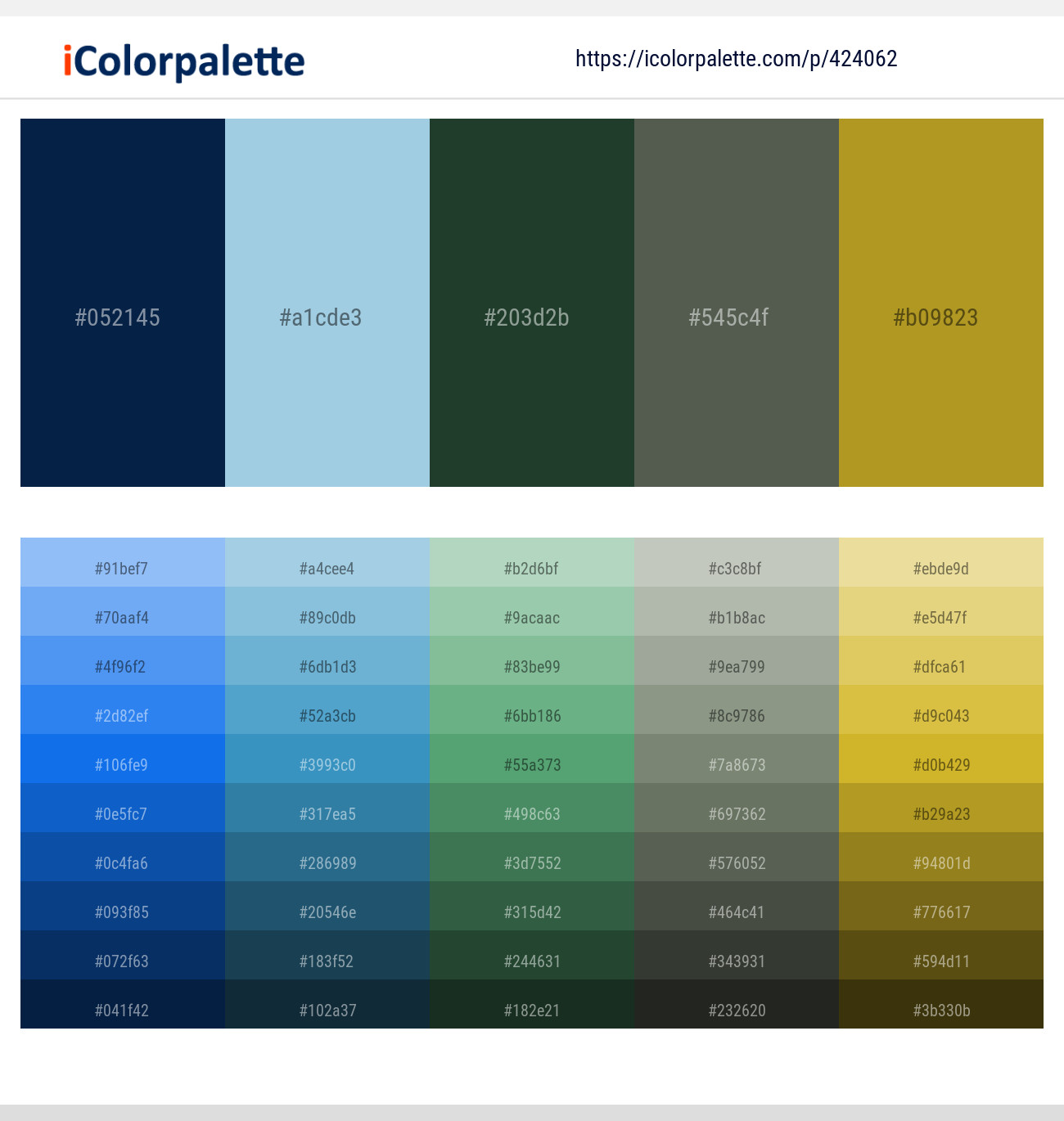 26+ Navy And Light Blue Color Palettes & Gradient Ideas | iColorPalette