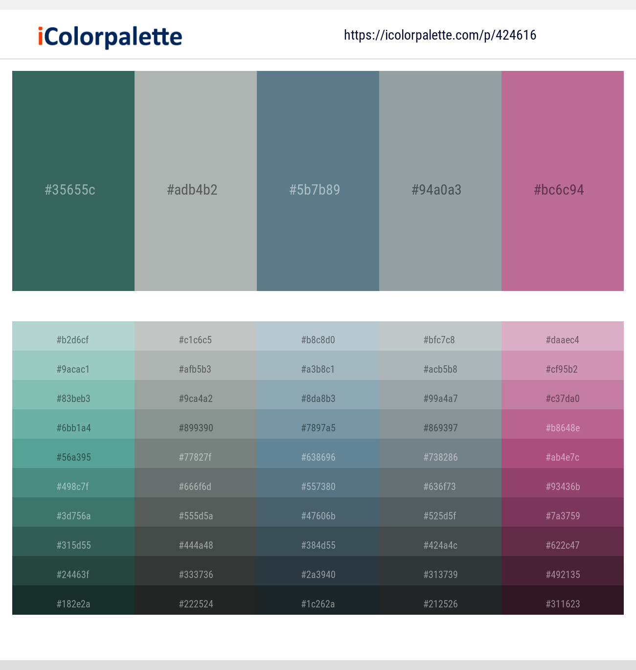 182480 Color Palettes | iColorpalette