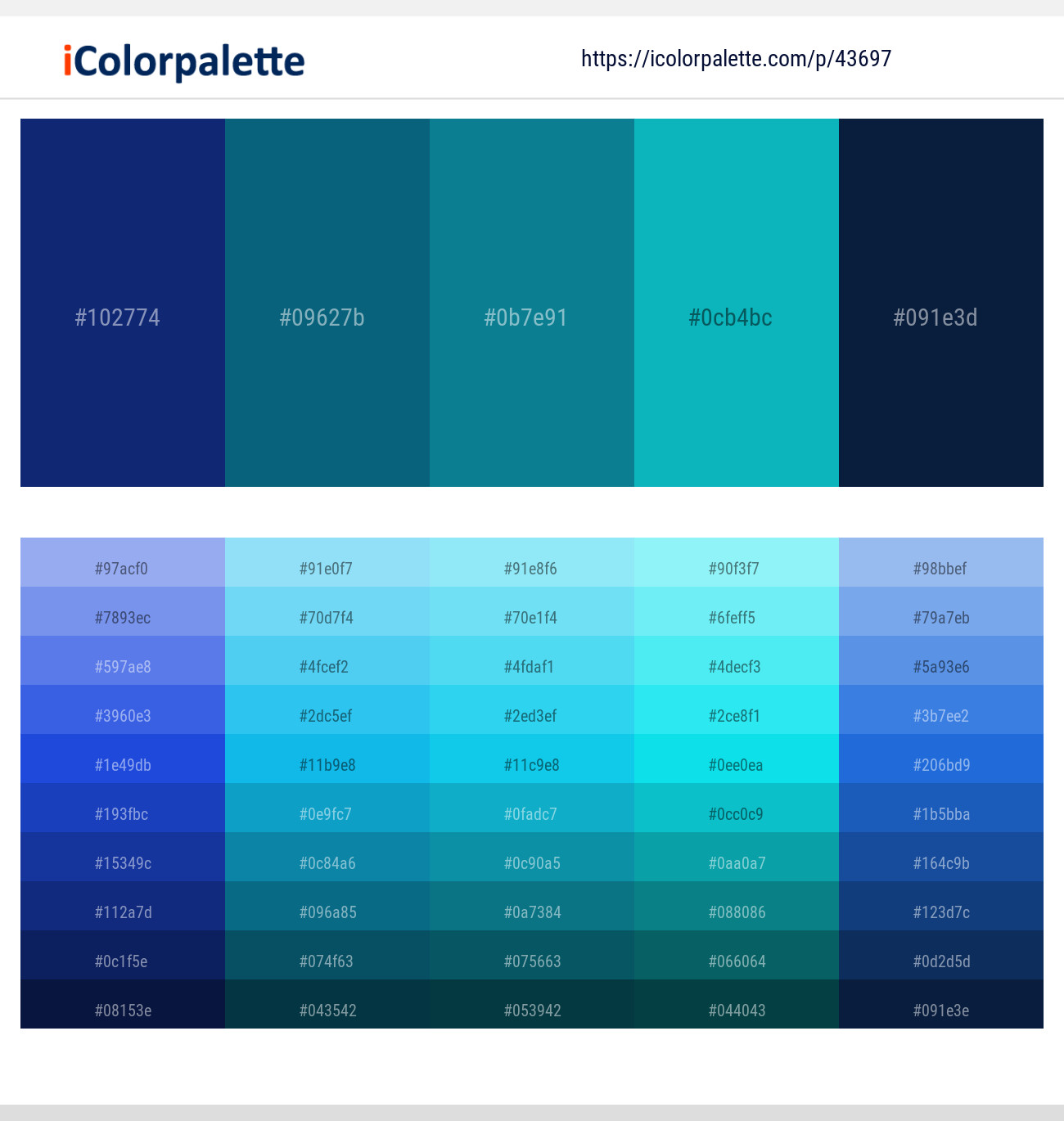1 Latest Color Schemes with Deep Koamaru And Blue Chill Color tone ...
