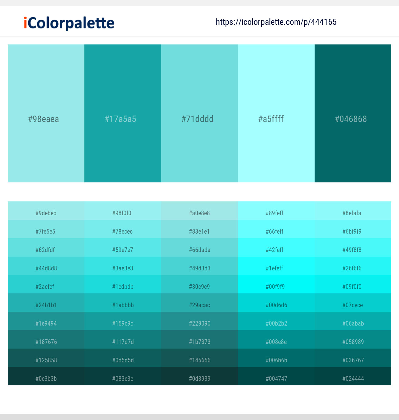 Aquamarine Blue Color Palette Blue Colour Palette Color Palette Blue Aquamarine Blue Color Palette Blue Colour Palette Color Palette Blue