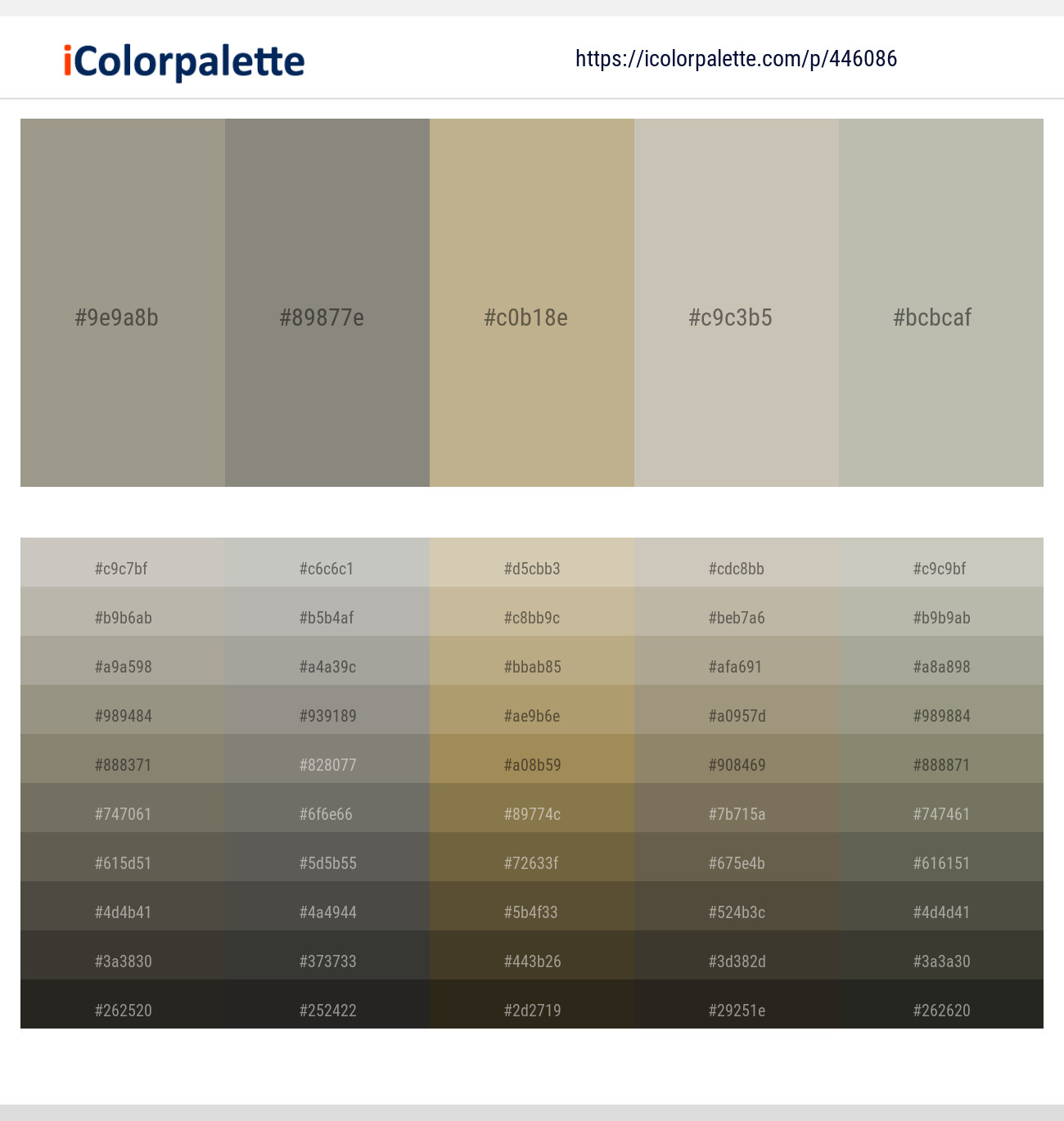 240+ Latest Color Schemes with Mist Gray Color tone combinations | 2023 ...