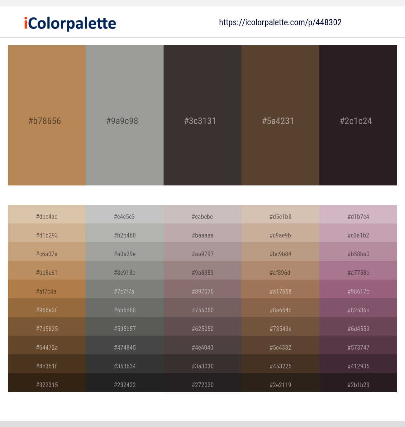 Masala Color Palettes & Gradients - Page 7 | iColorPalette