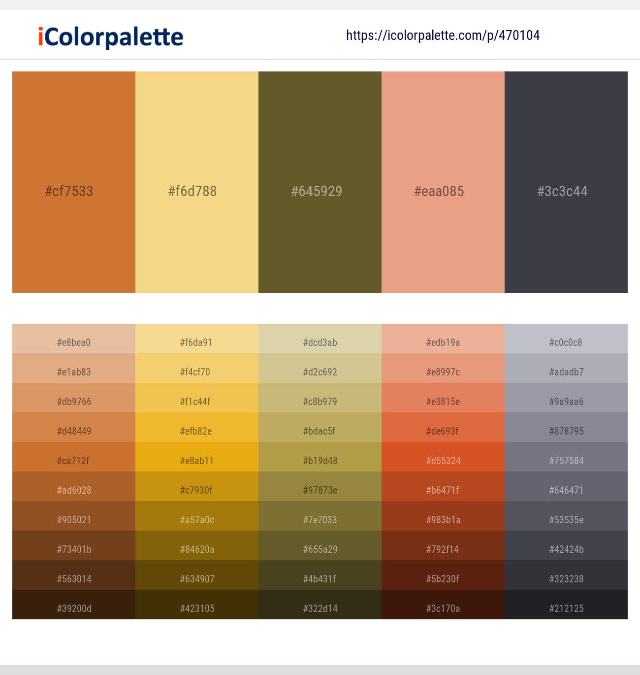 240+ Latest Color Schemes with Peru And Khaki Color tone combinations ...