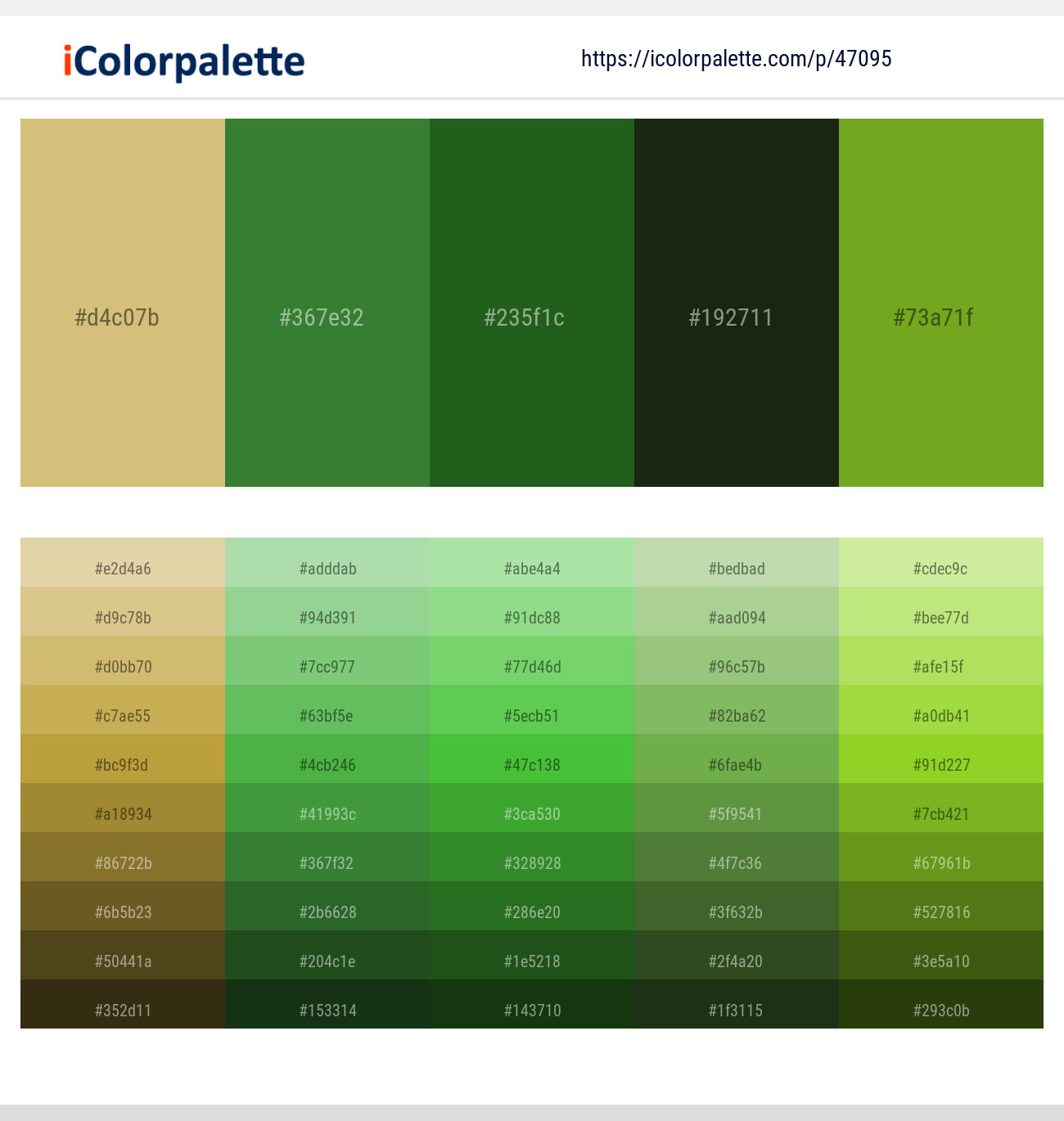 1+ Goblin And Mallard Color Palettes & Gradient Ideas | iColorPalette