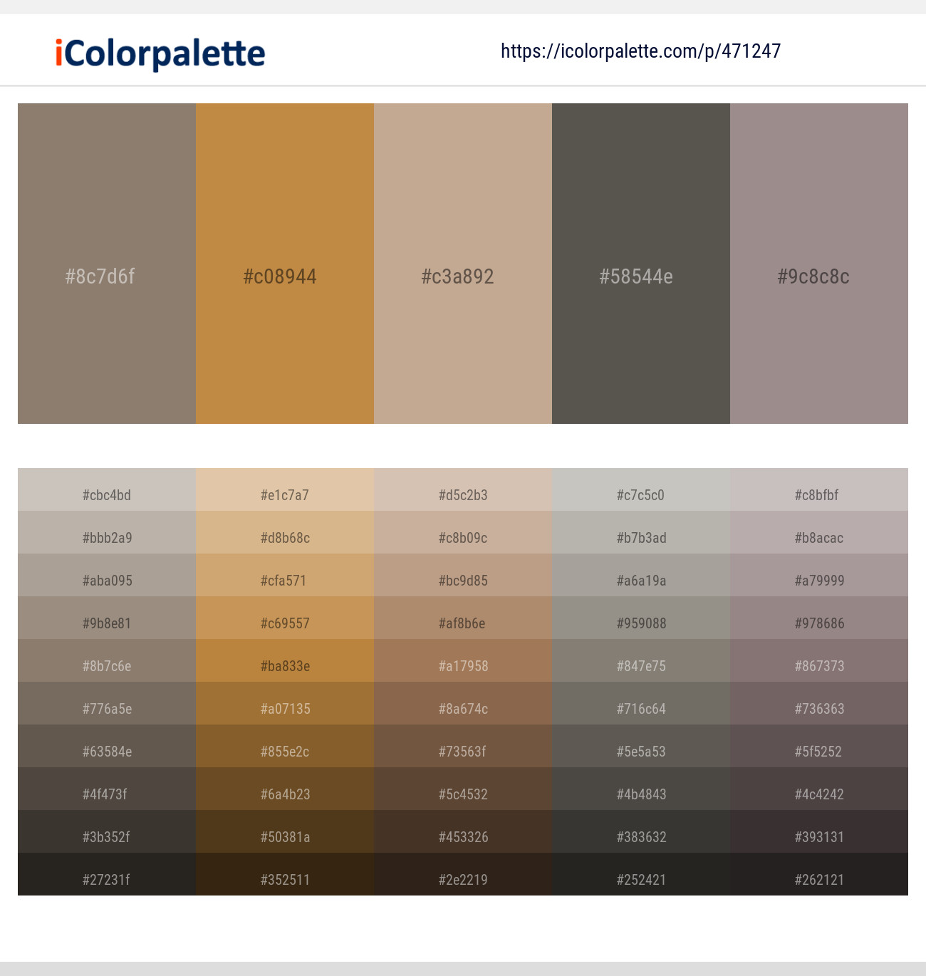 Makara – Tussock – Indian Khaki – Fuscous Gray – Dusty Gray Color ...
