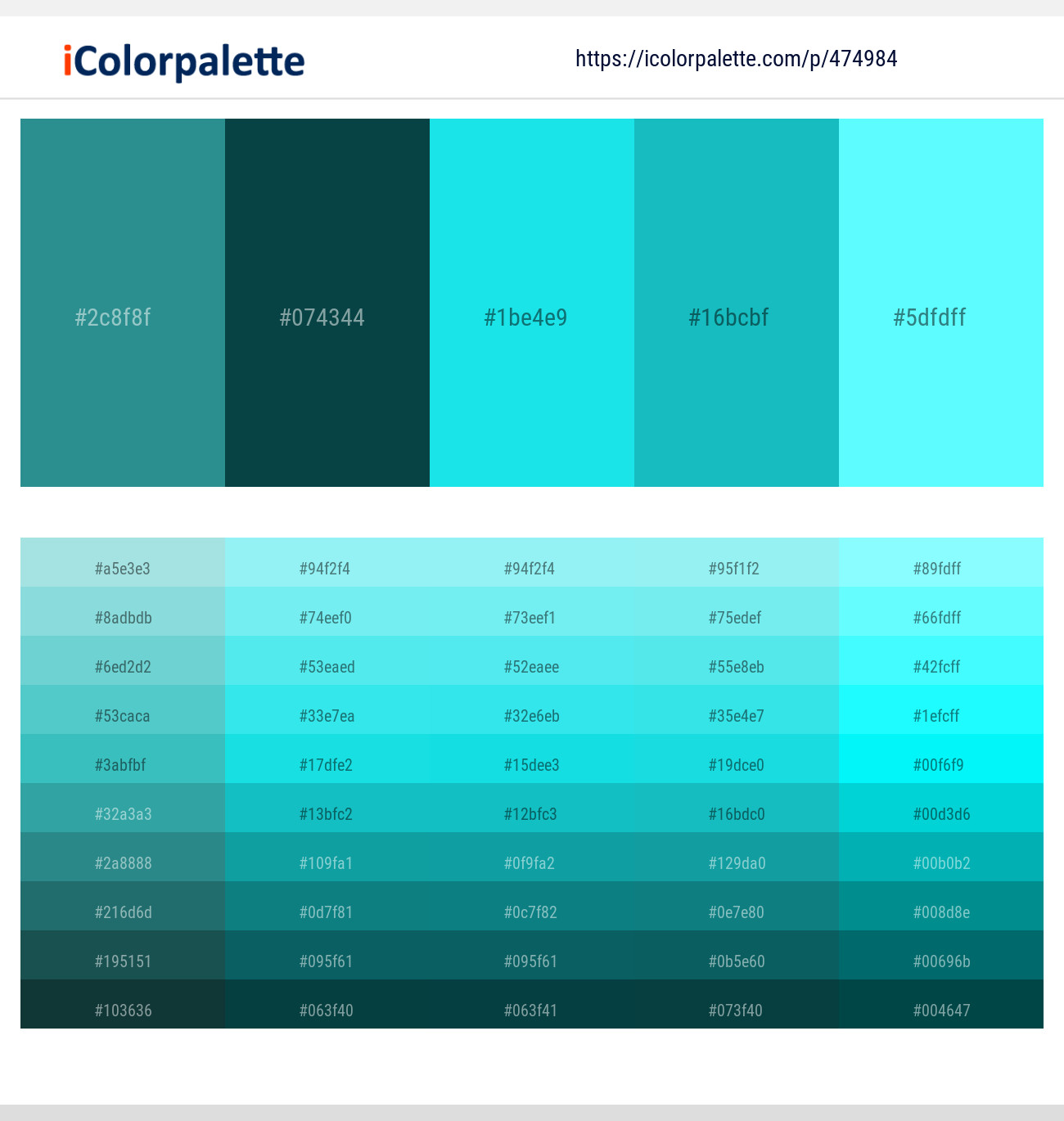 56 Latest Color Schemes with Teal And Turquoise Color tone combinations ...