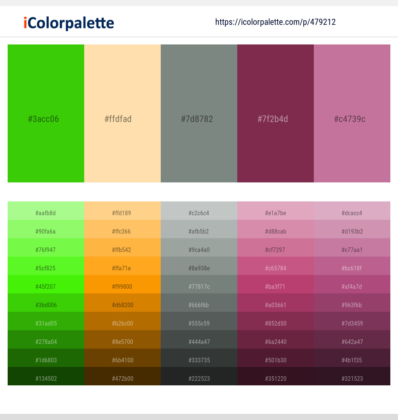3 Latest Color Schemes with Lime And Navajo White Color tone ...