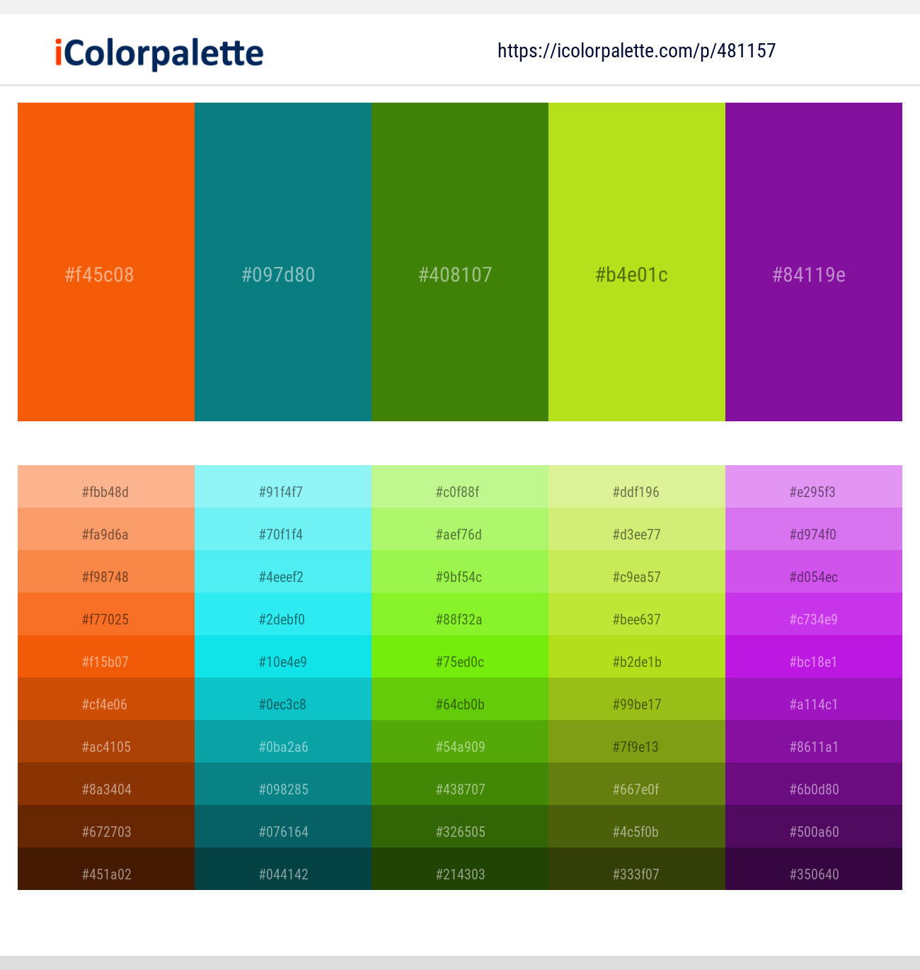 22 Latest Color Schemes with Teal And Green Color tone combinations ...