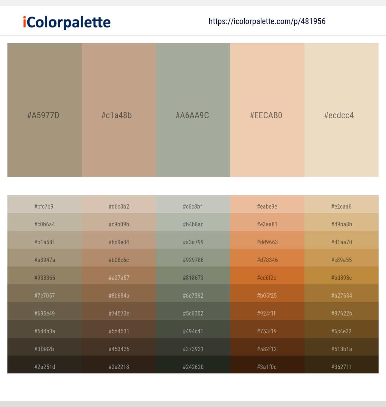250+ Latest Color Schemes with Desert Sand Color tone combinations ...