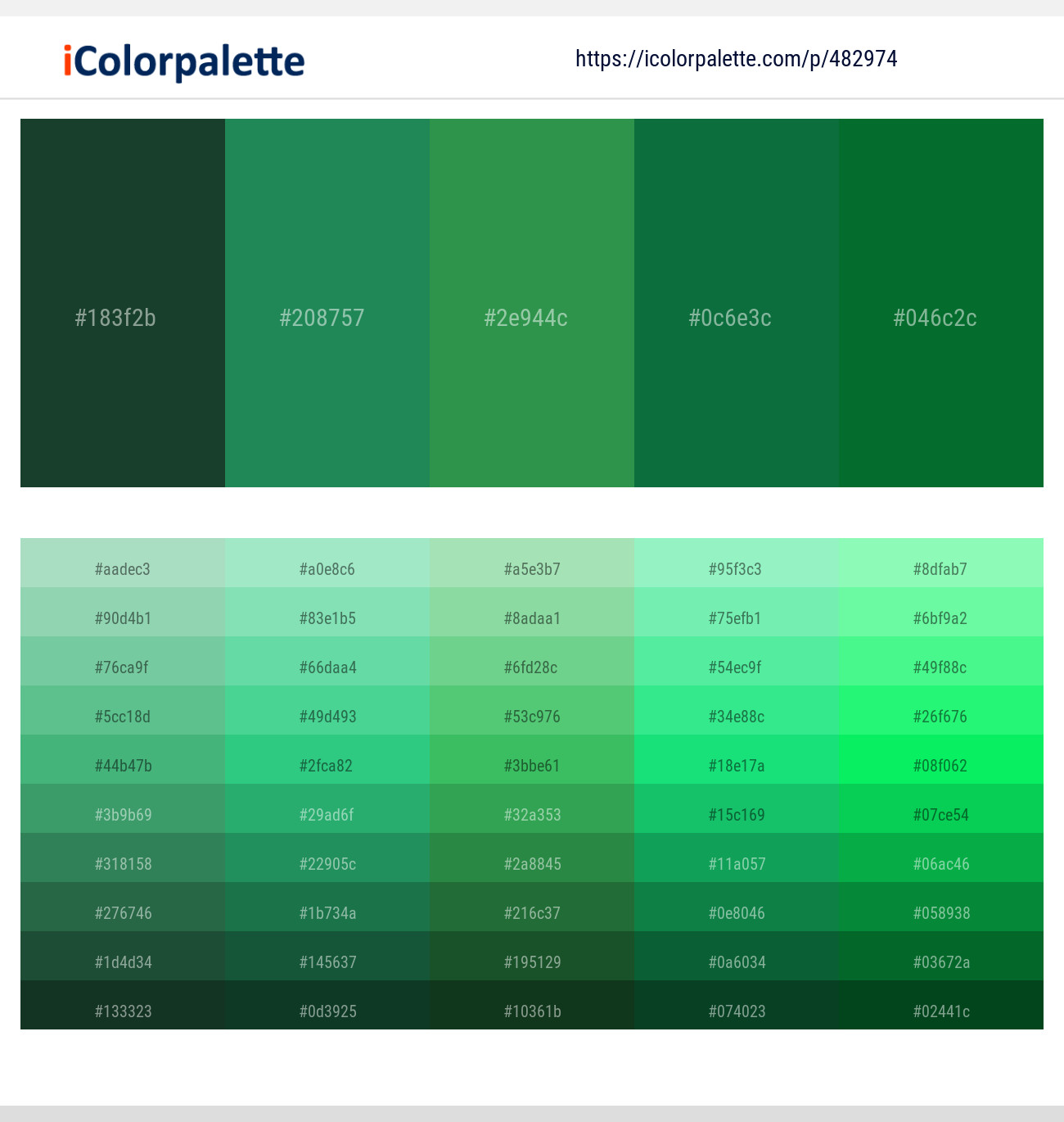 97 Latest Color Schemes with Sea Green And Dark Green Color tone ...