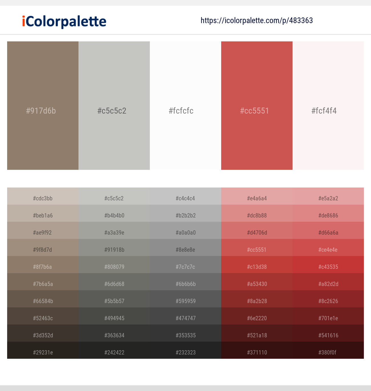 Almond Frost – Gray Nickel – Alabaster – Chestnut Rose – Fantasy Color ...