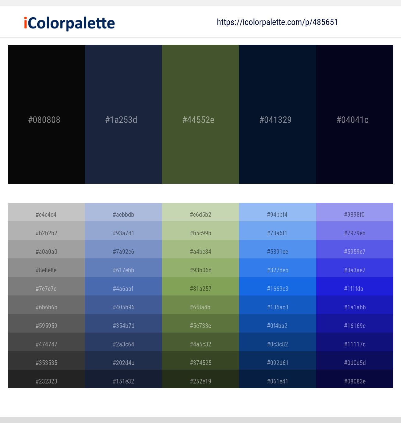 2770+ Latest Color Schemes with Black And Dark Slate Gray Color tone ...