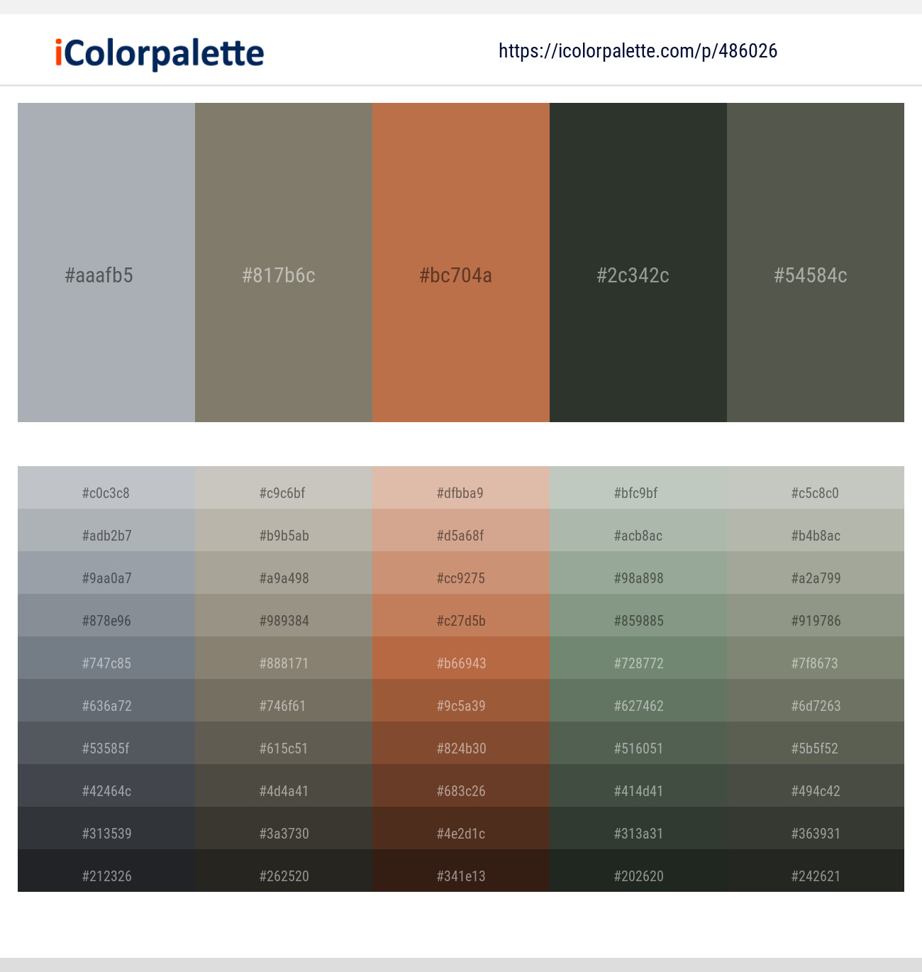 Aluminium Color Palettes & Gradients - Page 2 | iColorPalette