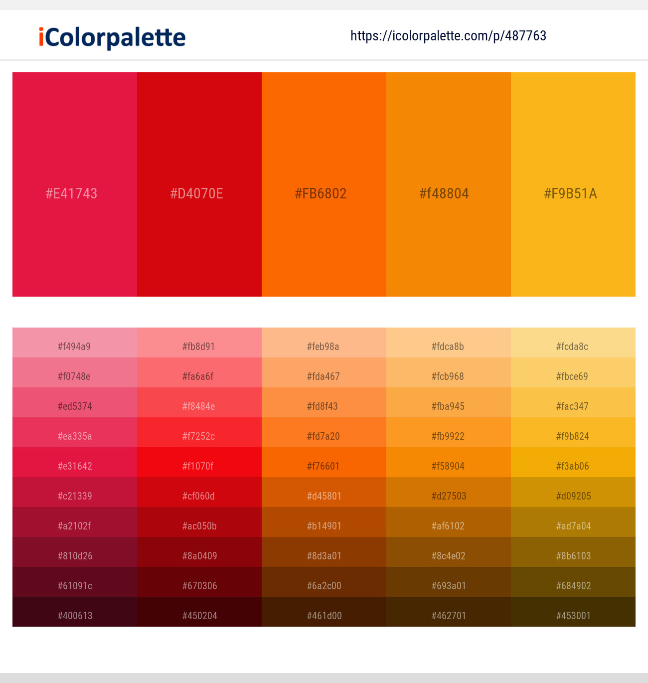 93 Latest Color Schemes with Red And Orange Color tone combinations ...