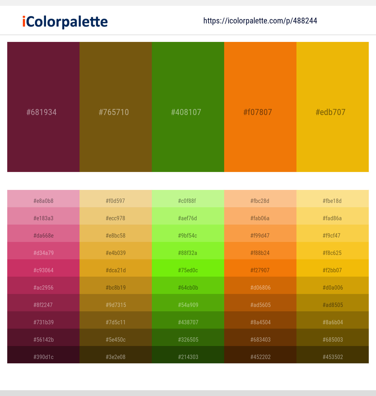 16+ Brown And Green Color Palettes & Gradient Ideas | iColorPalette