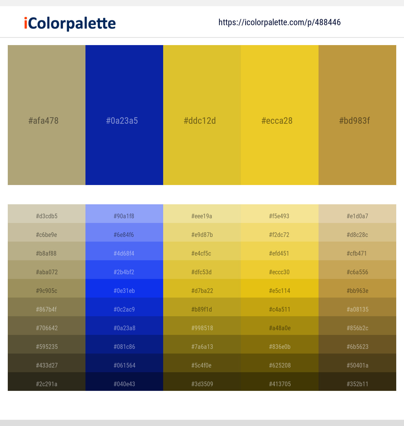 5 Latest Color Schemes with Dark Blue And Peru Color tone combinations ...