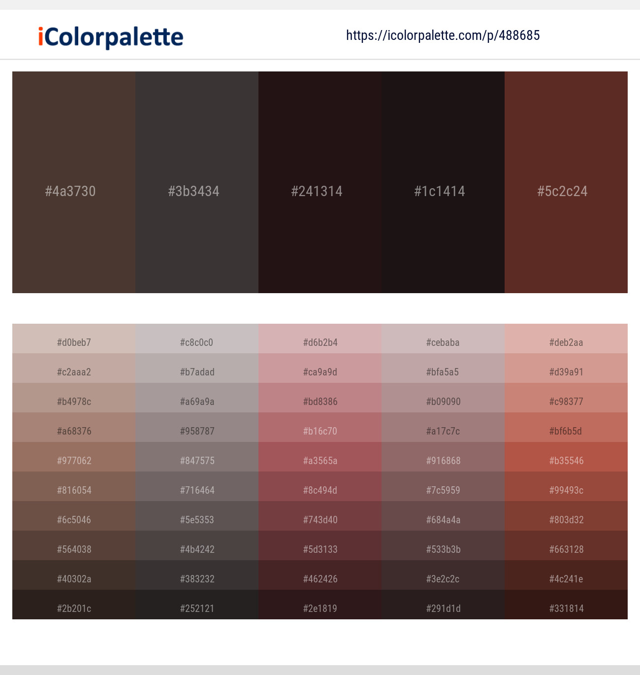 380+ Latest Color Schemes with Rock Color tone combinations | 2021 ...