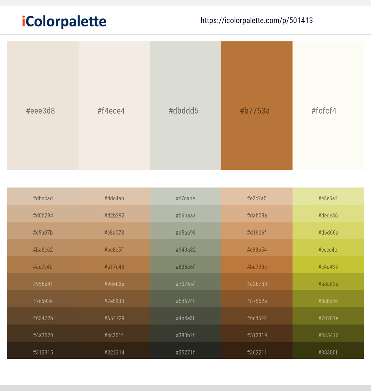 Bizarre – Merino – Quill Gray – Copper – Bianca Color scheme ...