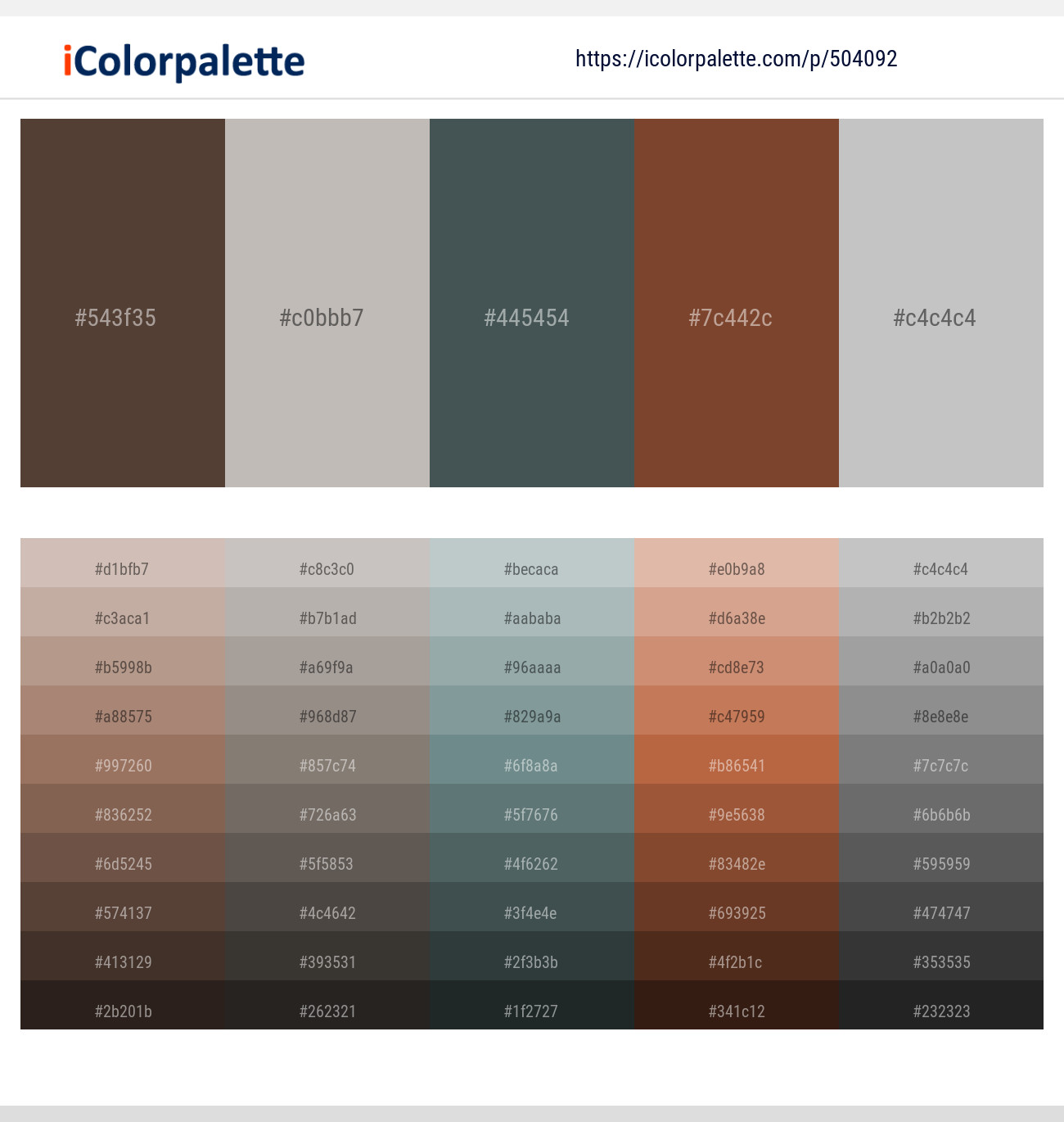 Judge Gray – Cotton Seed – Cape Cod – Nutmeg – Silver Color scheme ...