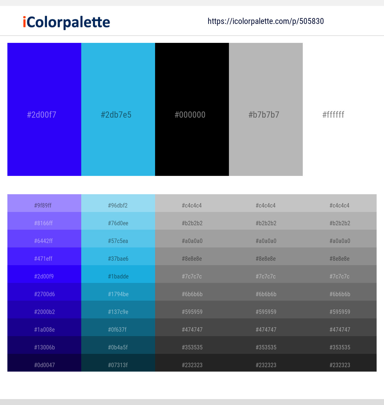 26 Latest Color Schemes with Blue And White Color tone combinations ...