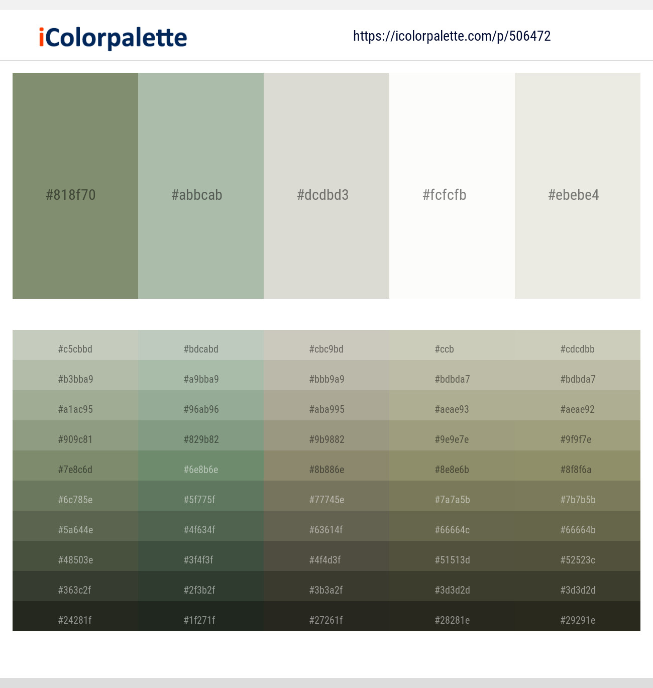 1060+ Latest Color Schemes with Battleship Gray Color tone combinations ...