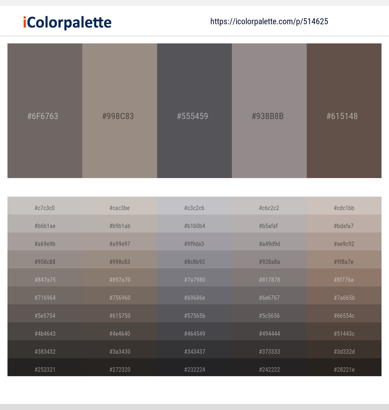2150+ Latest Color Schemes with Gray And Gray Color tone combinations ...