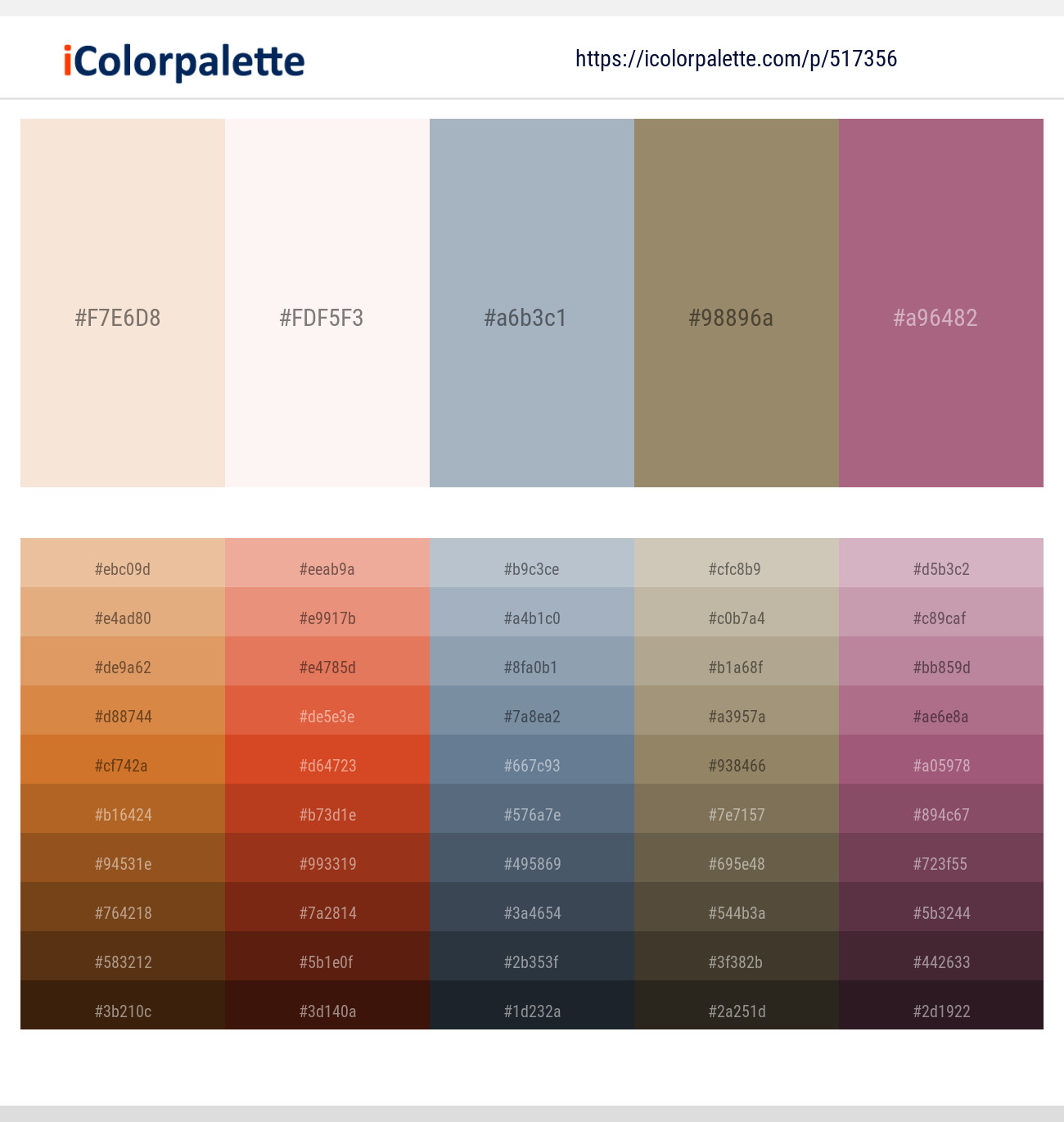 171+ Linen And Linen Color Palettes & Gradient Ideas | iColorPalette
