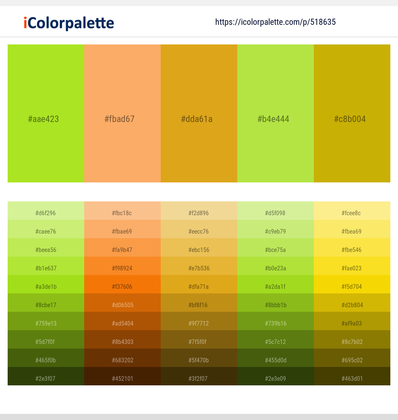 200+ Latest Color Schemes with Inch Worm Color tone combinations | 2025 ...