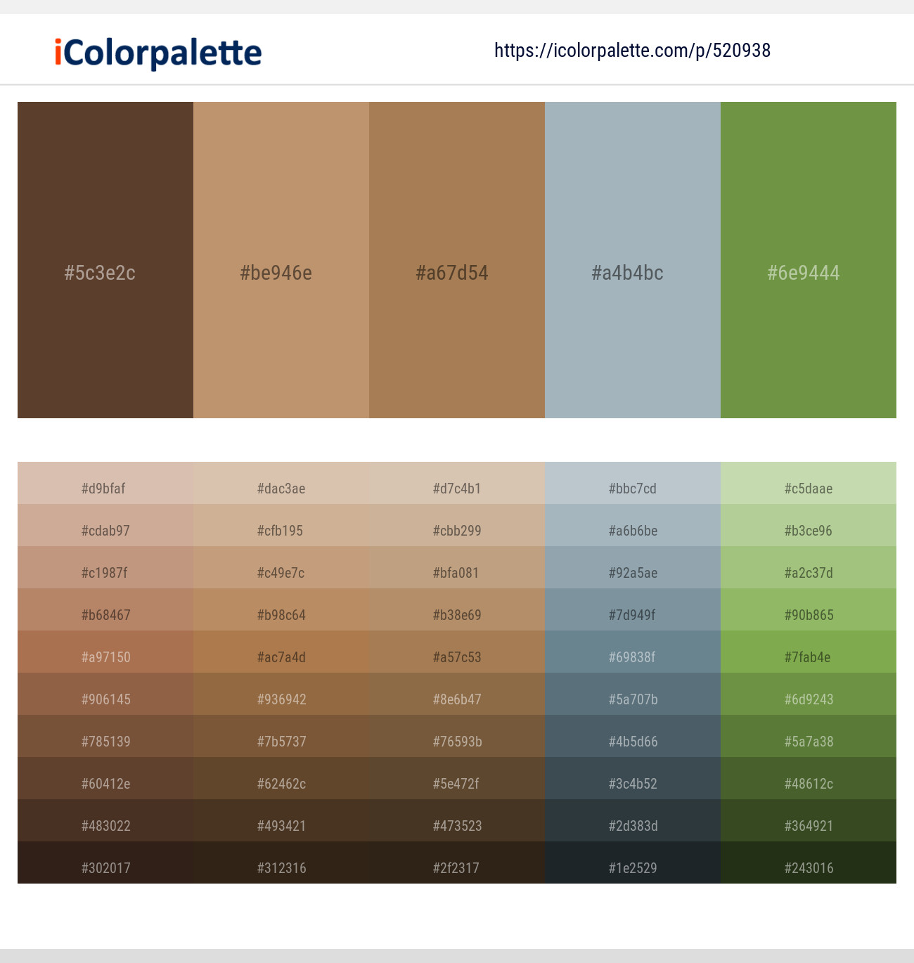 Quincy – Muddy Waters – Limed Oak – Gull Gray – Asparagus Color scheme ...
